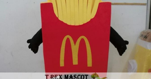 French Fries Mascot Costume Adult French Fries Costume
